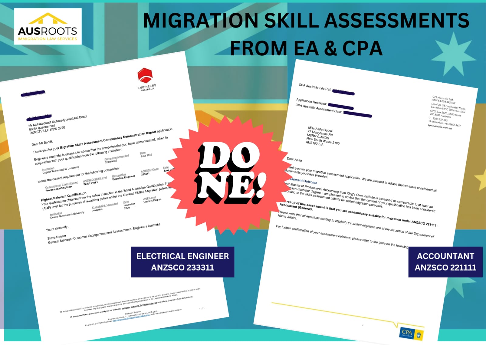 MIGRATION SKILL ASSESSMENTS FROM EA & CPA - Ausroots VISA